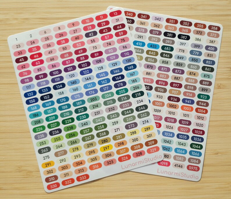 Anchor Colour Vinyl Stickers Labels - Etsy