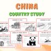 China Country Study+coloring+ex Activities - Etsy