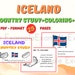 Iceland Country Study+coloring+ex Activities - Etsy