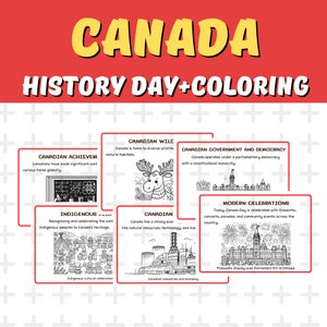 Canada History Day+coloring Pages for Kids | Canada Day Coloring | Kids ...