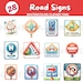 28 Traffic and Road Safety-street Signs Clipart | Kids Road Signs ...
