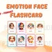Emotion Face Flashcards: Learn to Identify and Express Emotions With ...