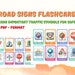 Road Signs Flashcards for Kids: Learn Safety and Signs Fun, Educational ...