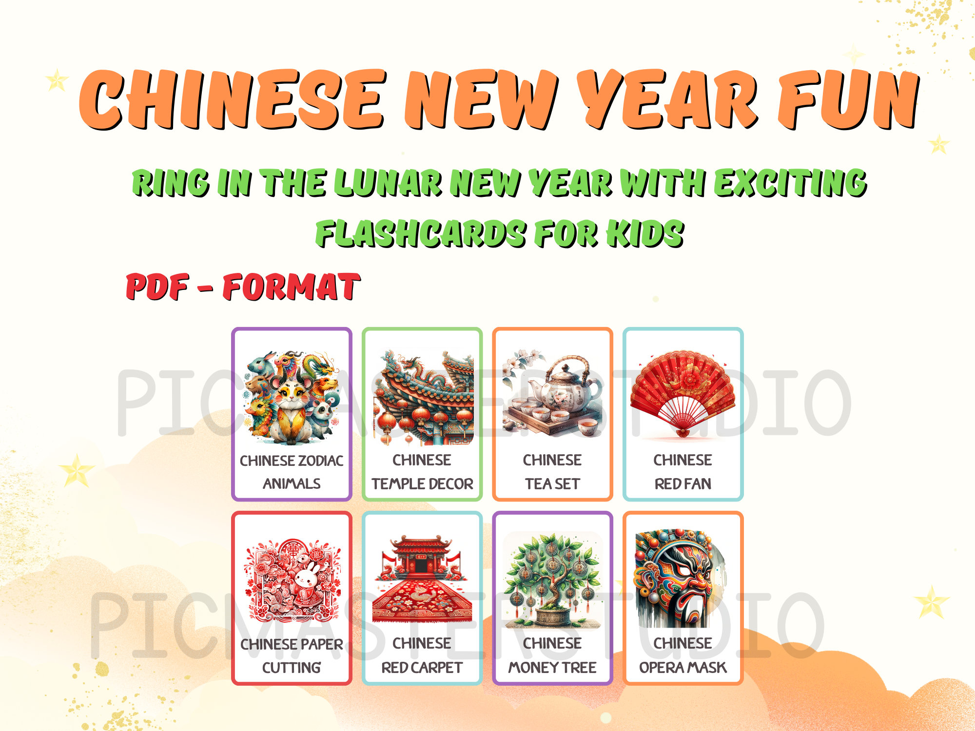 Chinese New Year Flashcards for Kids: Explore Festive Traditions ...