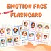 Emotion Face Flashcards: Learn to Identify and Express Emotions With ...