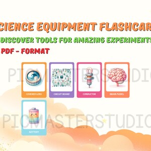 Science Equipment Flashcards for Kids: Discover the Tools of Science ...