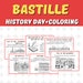 Bastille History Day+coloring Pages for Kids | Bastille Day Coloring ...