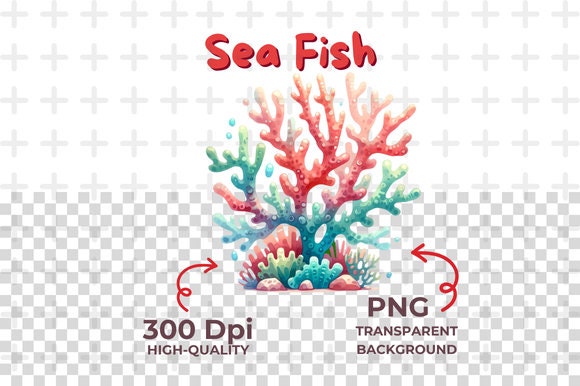 23 Marine, Ocean, Sea Fish, Underwater Clip Art PNG | Ocean Life ...