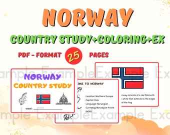 DELUXE Norway Country Study BEST SELLER Comprehension, Activities Play ...