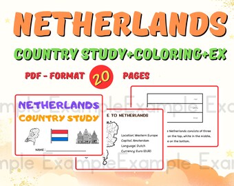 The Netherlands Unit Study - Etsy