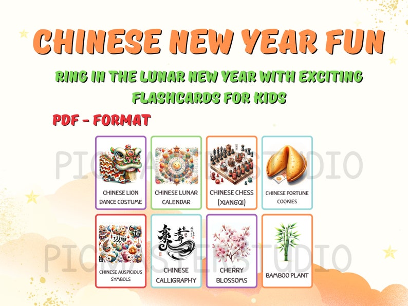 Chinese New Year Flashcards for Kids: Explore Festive Traditions ...