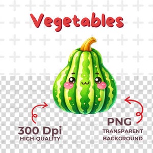 27 Vegetables Watercolor Clipart PNG | Kids Vegetable Clipart ...