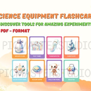 Science Equipment Flashcards for Kids: Discover the Tools of Science ...