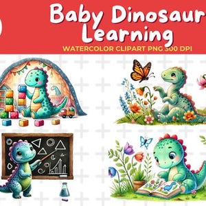 Baby Dinosaur Learning PNG Collection | Kids Dino Learn Png ...