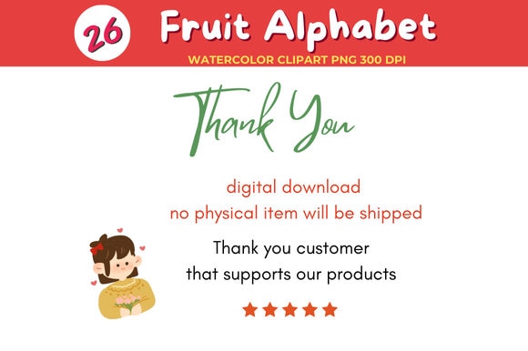 26 Fruit and Vegetable Alphabet Clipart PNG Collection | Veggie Abc for ...