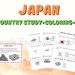 Japan Country Study+coloring+ex Activities - Etsy