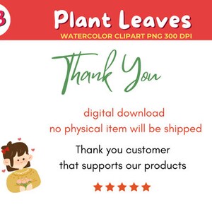 28 PNG Plant Leaves Clip Art | Kids Plant Leaves | Watercolor Plants ...