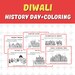Diwali History Day+coloring Pages for Kids - Etsy