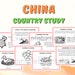 China Country Study+coloring+ex Activities - Etsy