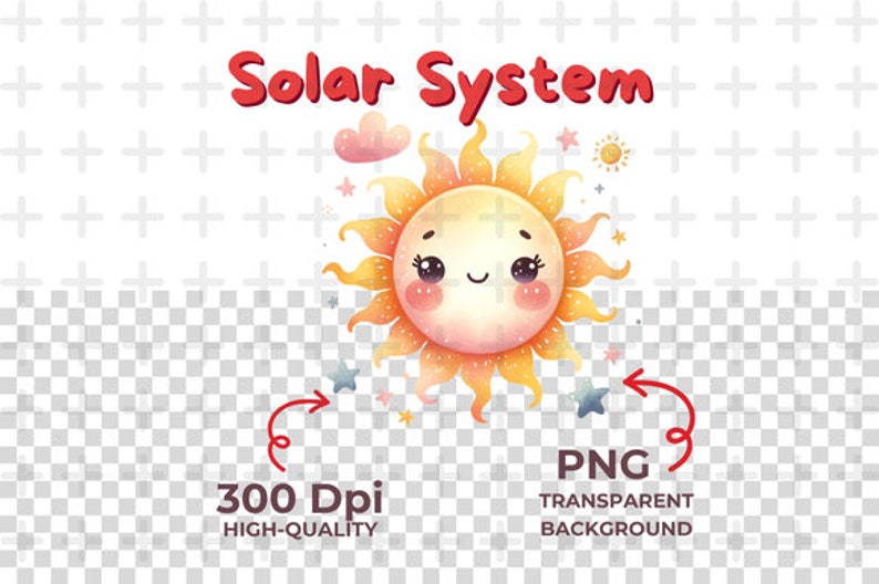 26 Solar System Clipart PNG Space and Planets, Earth, & Galaxies | Kids ...