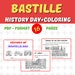 Bastille History Day+coloring Pages for Kids | Bastille Day Coloring ...