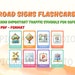 Road Signs Flashcards for Kids: Learn Safety and Signs Fun, Educational ...