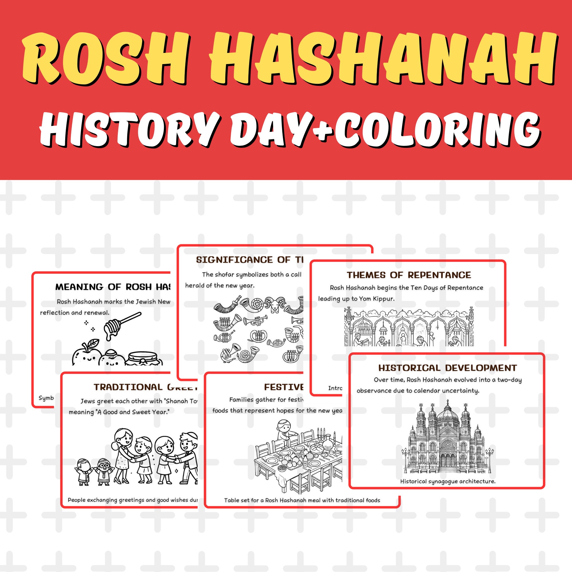 Rosh Hashanah History Daycoloring Pages for Kids Rosh Hashanah Kids ...