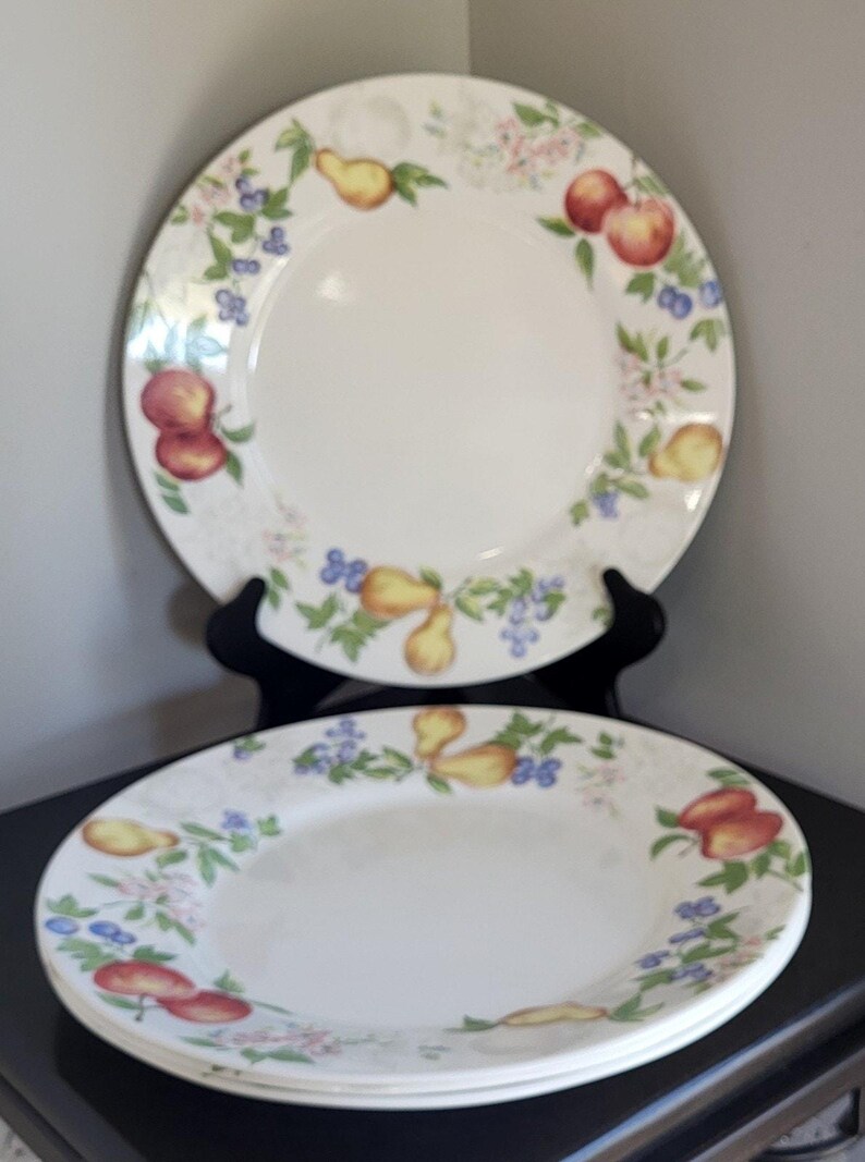 Corelle Chutney Fruit 10.75" Dinner Plates (SET OF 4) - Etsy