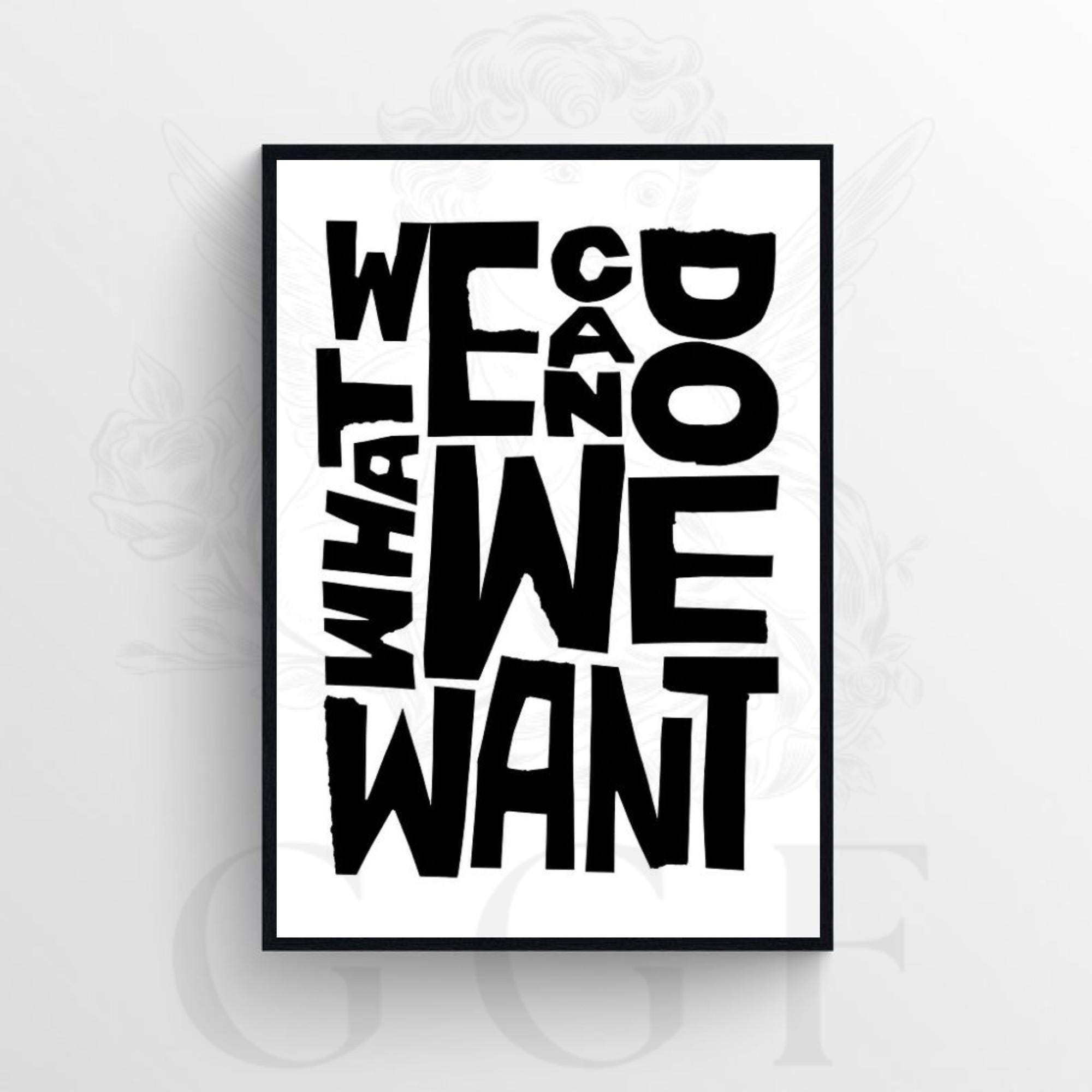 Motivational Typography Art Print: Bold Black and White Quote Poster - Etsy