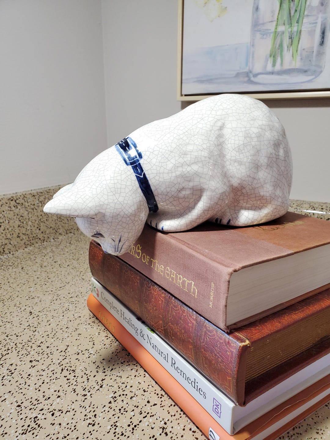 Dedham Pottery (potting Shed) Vintage Sneaky Peek the Peering Cat ...