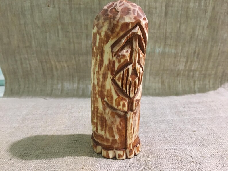 Ancestor Spirit. Wooden Figurine. Defender of the Family. Home Amulet ...