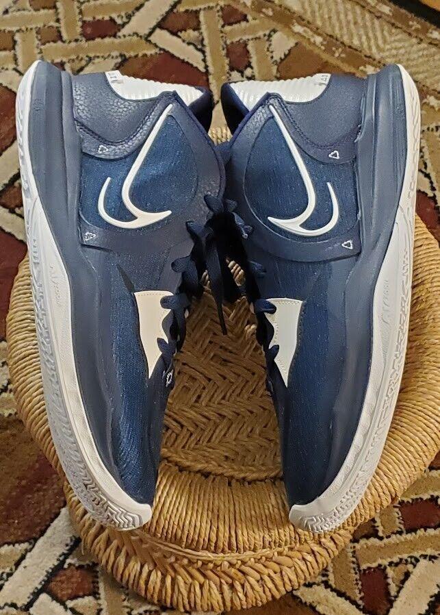 Nike KYRIES D09617-400 Midnight Navy Blue & White Mens Sneaker Shoes ...