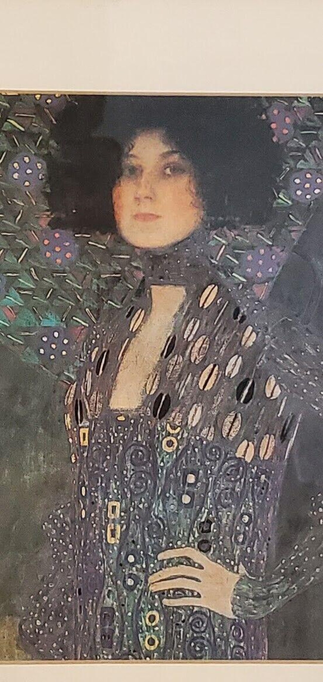 Gustav Klimt "portrait of Emile Floge" Nicely Framed 12" X 12 " Art ...