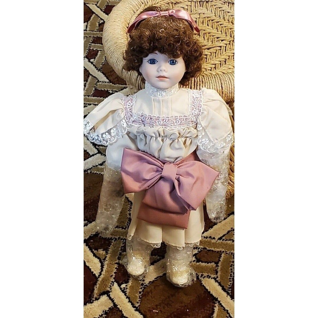 Vintage Brinns Collectible Porcelain 1998 Adelaide Doll 16" W/box - Etsy