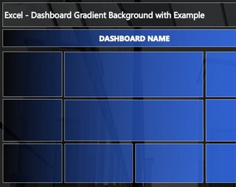 Gradient Background for Dashboard in Excel - Creative Beautiful ...