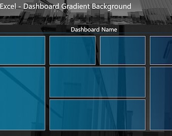 Gradient Background for Dashboard in Excel - Creative Beautiful ...
