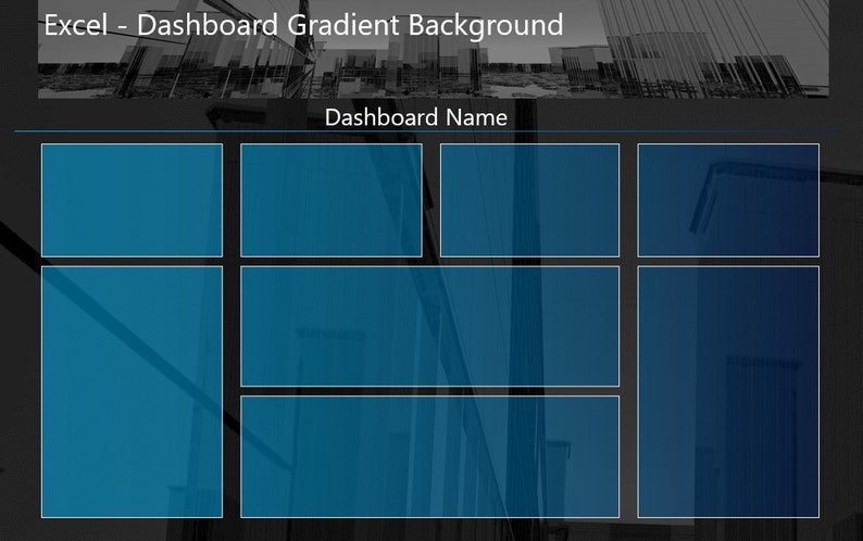 Gradient Background for Dashboard in Excel - Creative Beautiful ...