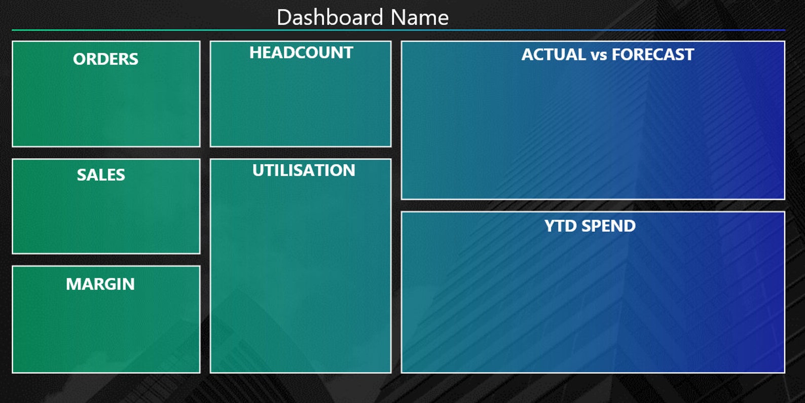 Gradient Background for Dashboard in Excel - Creative Beautiful ...