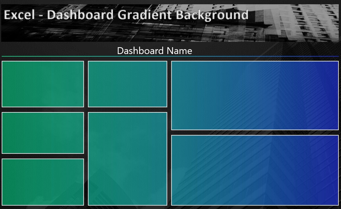 Gradient Background for Dashboard in Excel - Creative Beautiful ...