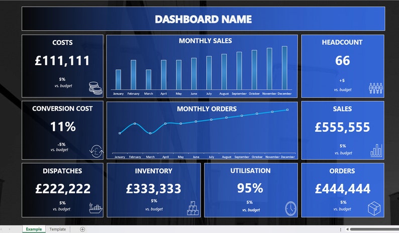 Gradient Background for Dashboard in Excel - Creative Beautiful ...