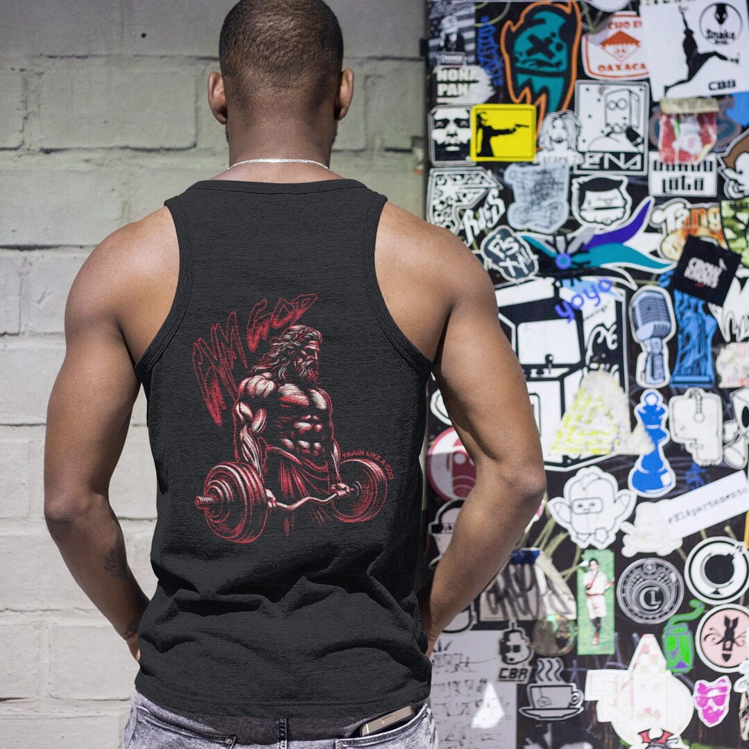 Deadlift Greek God Zeus Tank Top Weightlifting Fitness Gym - Etsy