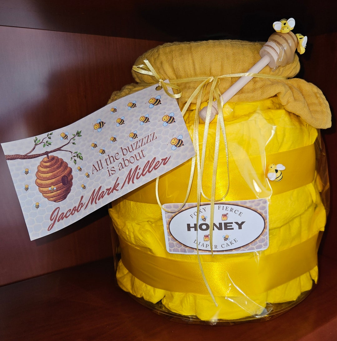 Honey Pot Diaper Cake - Etsy
