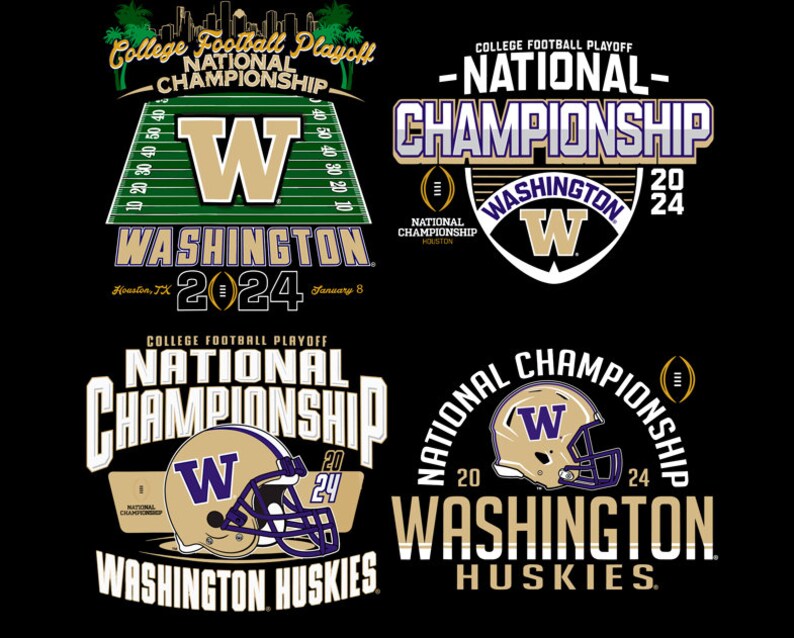 Washington Huskies 2024 CFP Png Shirt National Championship Football ...