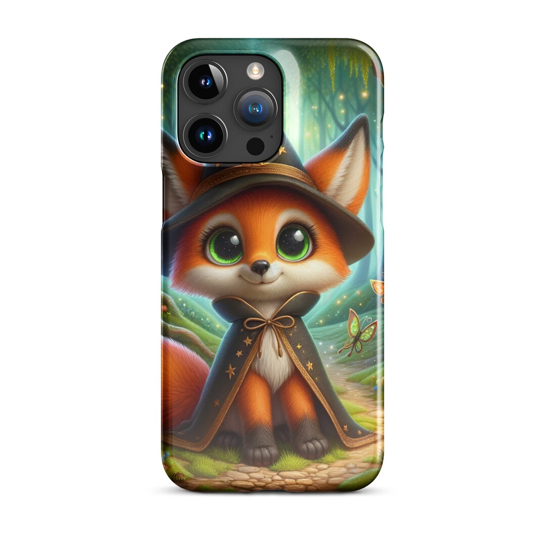 Enchanted Forest Fox Wizard Phone Case - Magical Lightweight Protective ...
