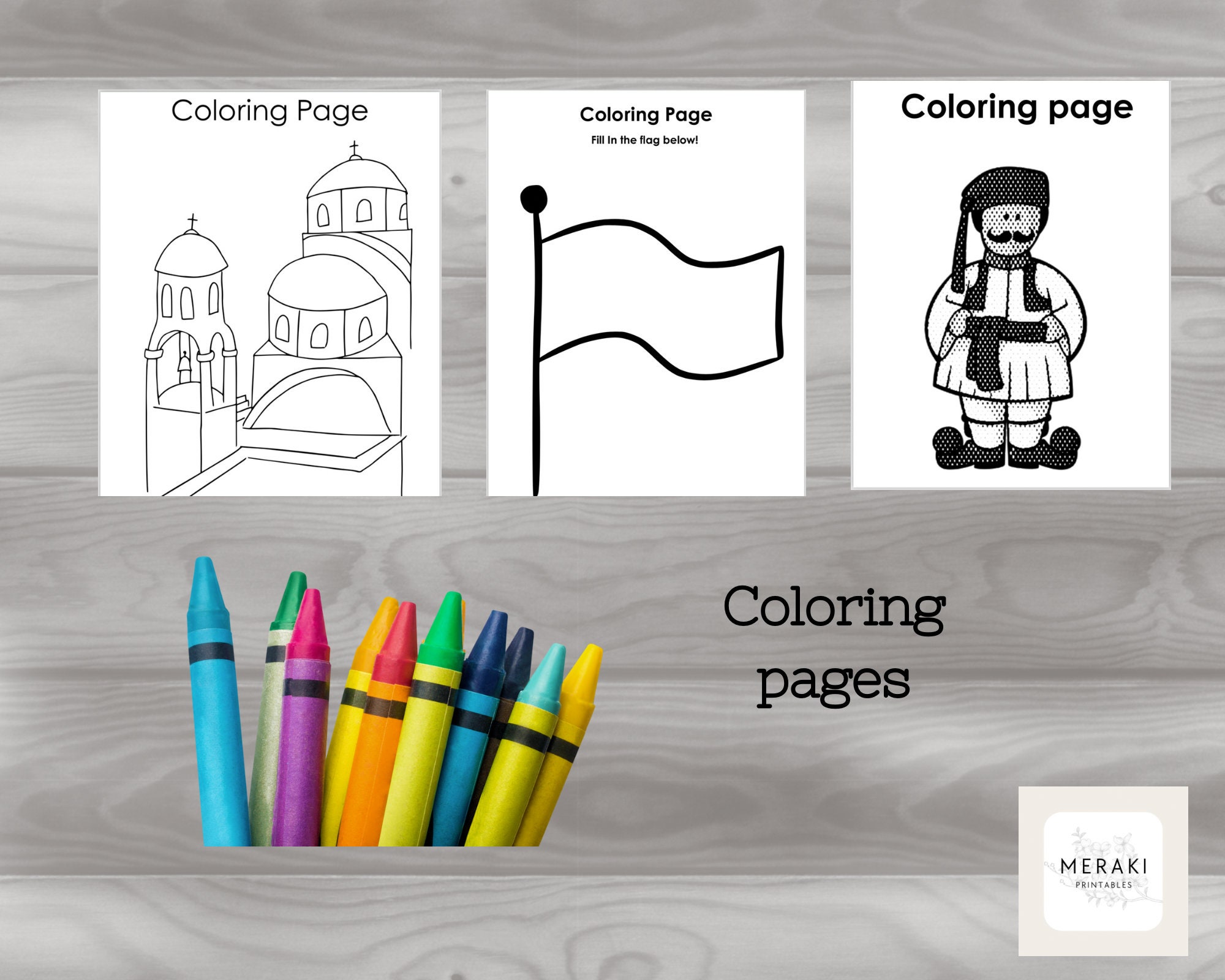 Greek Independence Day Mini Printable Activity Pack, Printable Activity ...