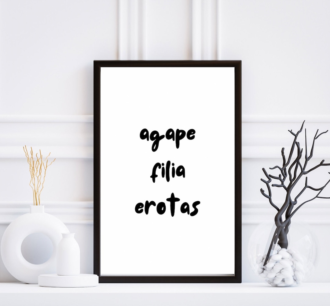 Agape Filia Erotas - Unconditional Love, Friendly Love, Passion - Greek ...