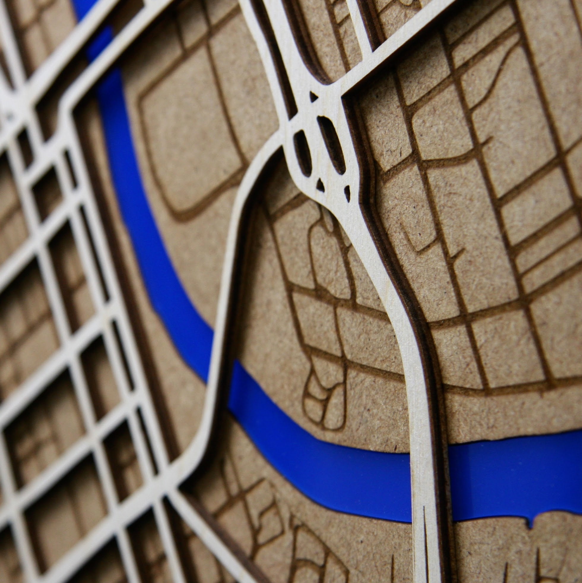 Wooden Nashville Map - Etsy