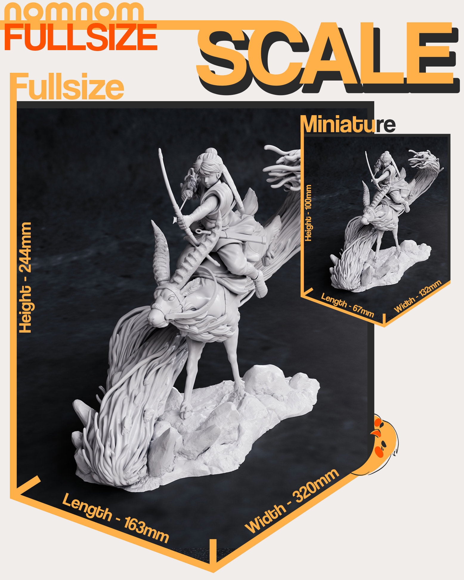 Princess Mononoke Ashitaka - Studio Ghibli Figure - Etsy