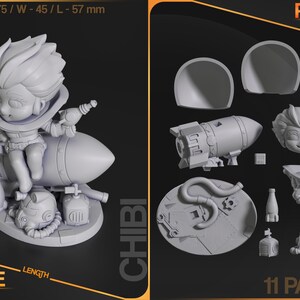 Chibi Nuka Cola Girl - Figure for Painting - Fallout 4 - Etsy