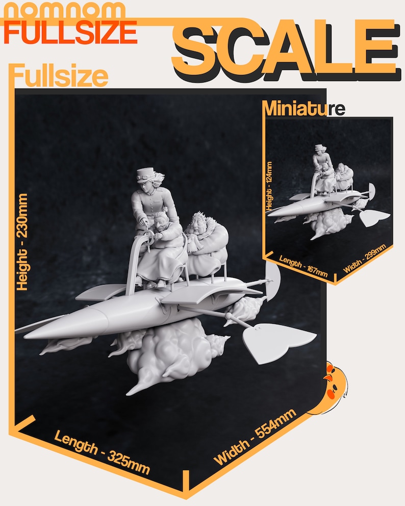 Howl's Moving Castle Studio Ghibli Figure - Etsy